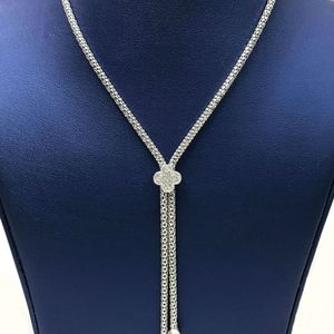 Clover | Jewelry | 925 Silver 4 Leaf Clover Popcorn Chain Necklace ...